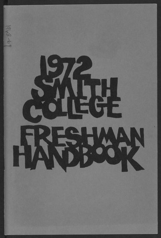 Freshman Handbook, 1968-1969 | Smith College Finding Aids